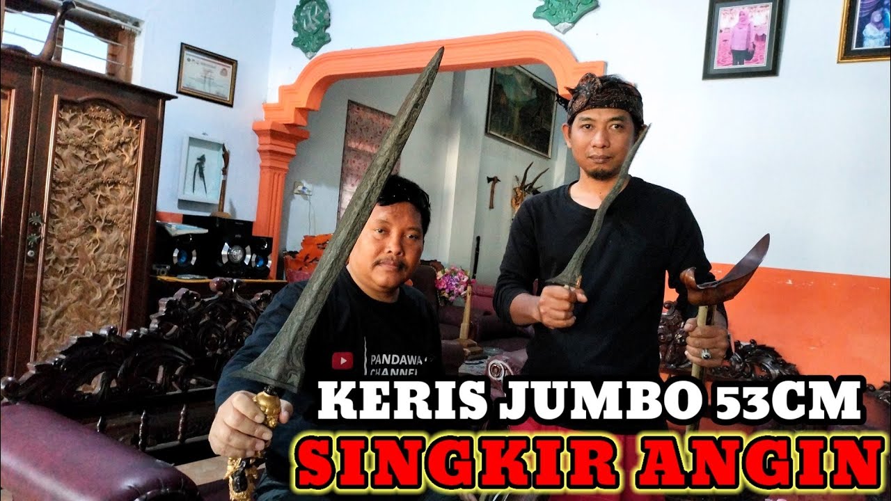 Hunting Keris Singkir Angin Panjang 53cm, Koleksi Mas Antok Srengat ...