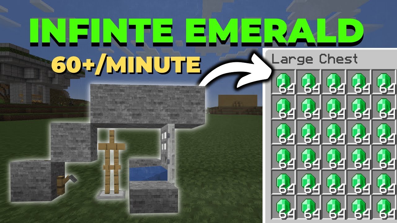 Easy TRIPWIRE HOOK + EMERALD Farm Minecraft 1.21 - YouTube