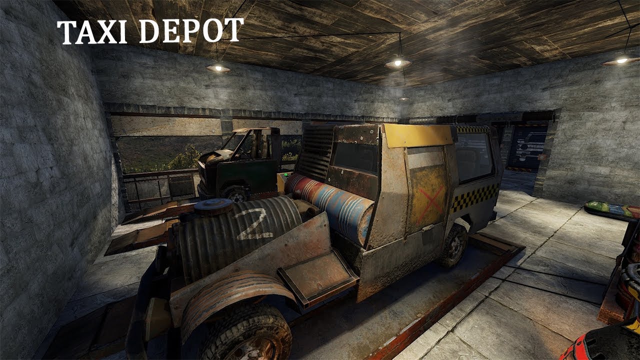 RUST TAXI DEPOT! (PART 1 OF 2) - YouTube