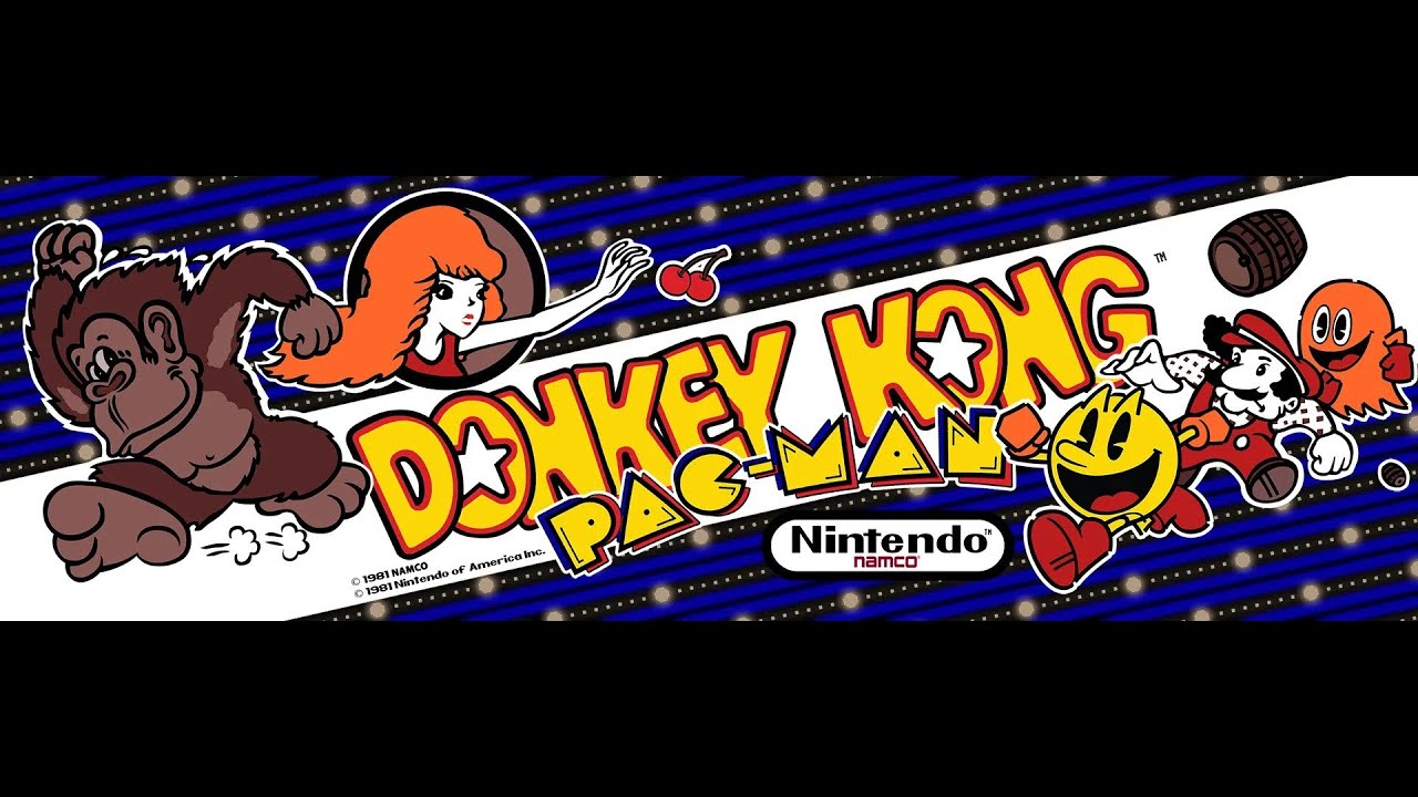 Donkey Kong Pac-Man Crossover - Arcade romhack - YouTube