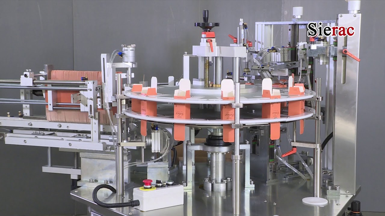 Vertical cartoning machine with capacity around 40 to 60 cartons per ...