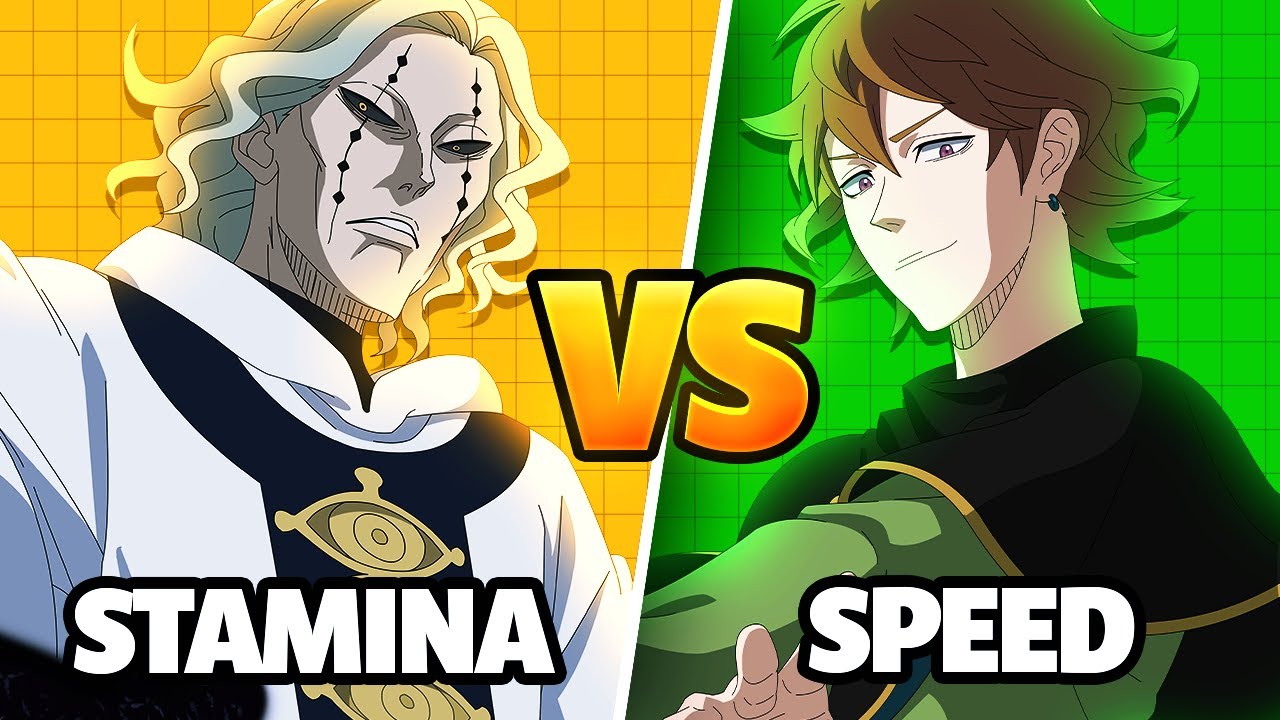 Stamina VS Speed: What's the Difference? | Black Clover Mobile - YouTube