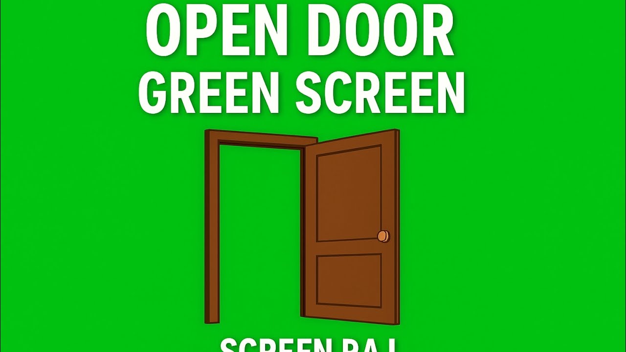 Door Green Screen | Open & Close Door Effect | Screen Raj - YouTube