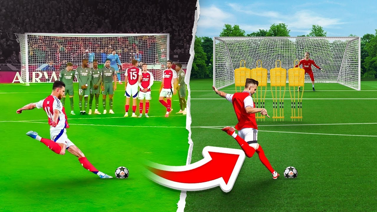 RZUT WOLNY JAK DECLAN RICE? | ODTWARZAMY NAJLEPSZE BRAMKI #12 - YouTube