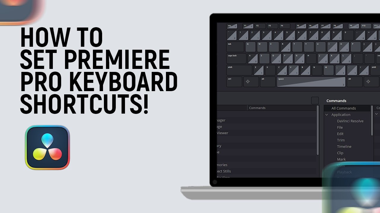 How to Set Shortcuts of Adobe Premiere Pro in Davinci Resolve [easy ...