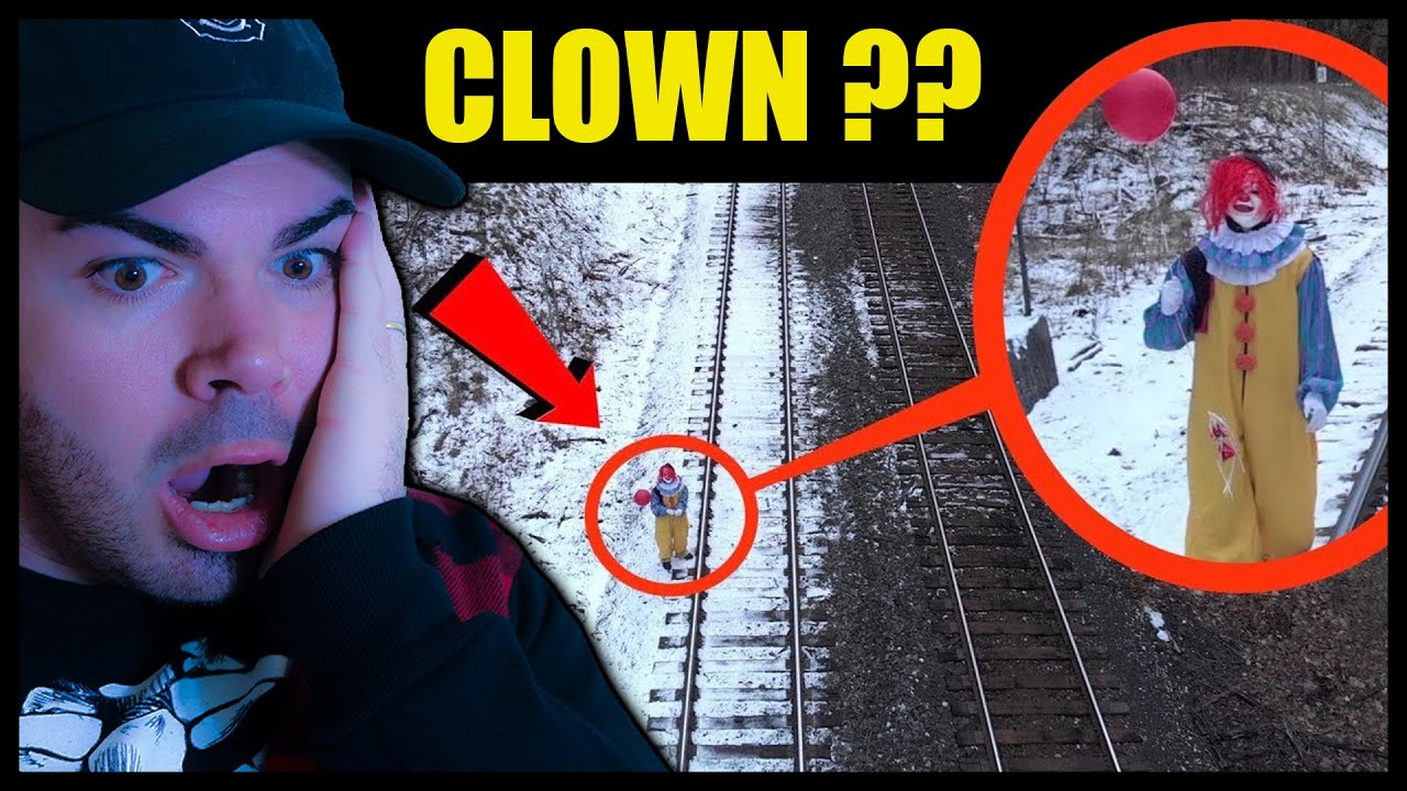 HO CATTURATO UN KILLER CLOWN CON IL DRONE 🤡 *spaventoso* REACTION - YouTube