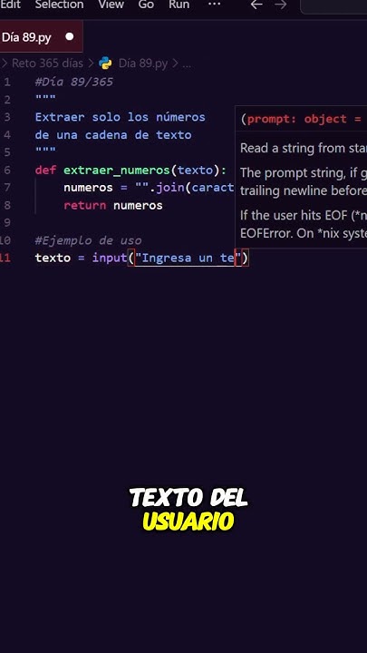 Día 89 de 365: Hoy, Extraer solo los números de una cadena de texto en ...
