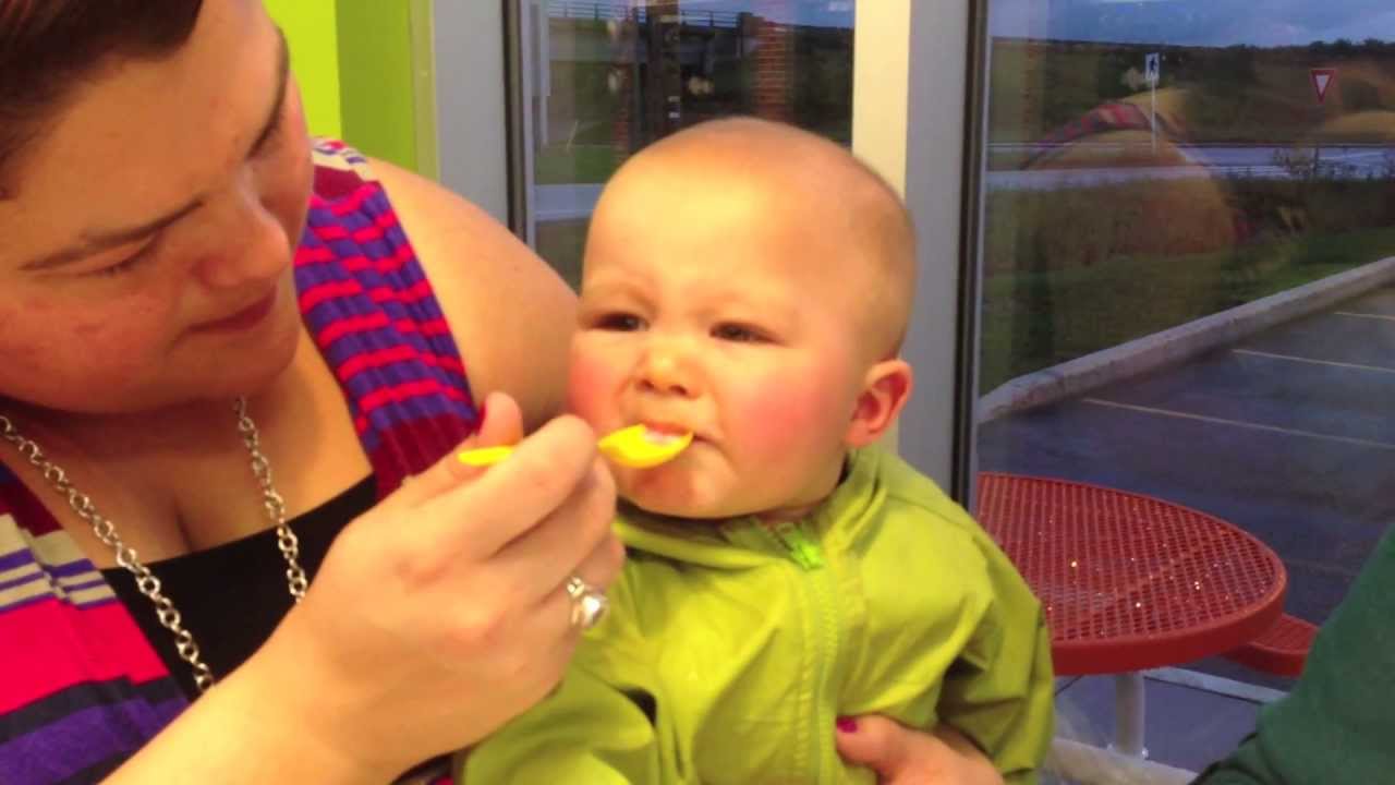 Baby's First Taste of Sour Foods (Lemon, Grapefruit, and Raspberry ...