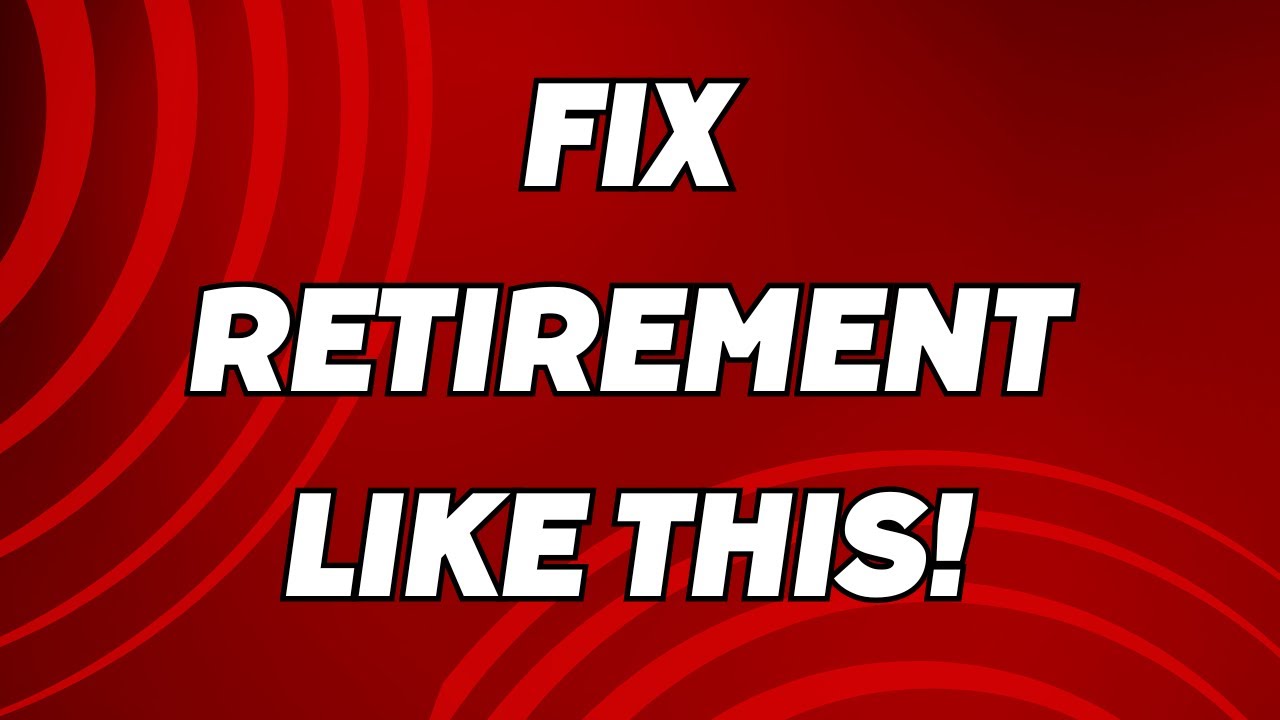 Why Don't They Do THIS to Fix the Retirement Crisis??? HMMM - YouTube