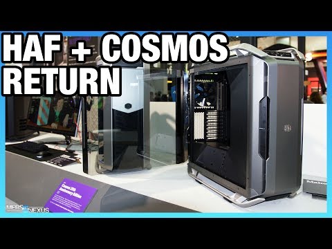 Cooler Master H500P & Cosmos C700P Case Hands-On | Computex