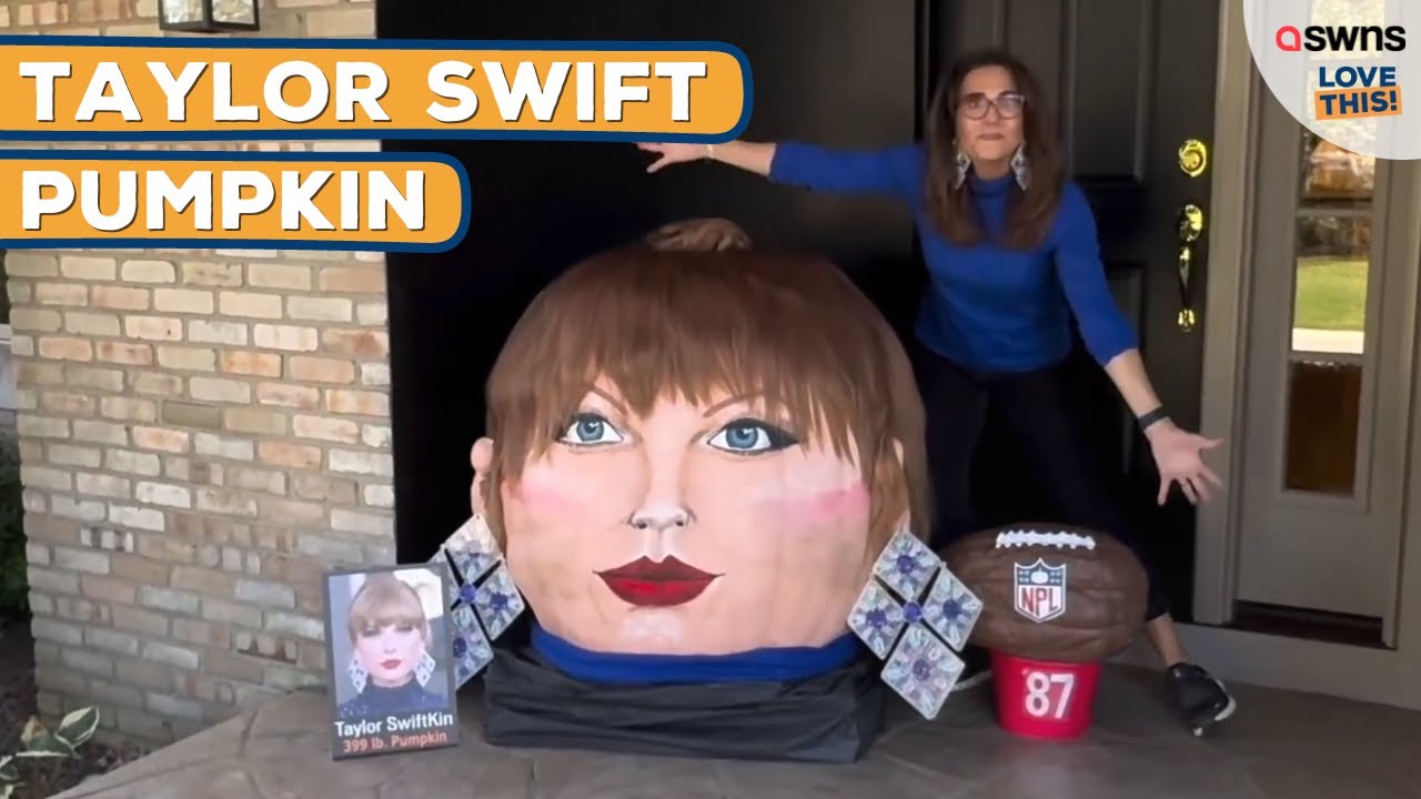 Taylor Swift transformed into a 399lbs pumpkin! 🎃 | LOVE THIS! - YouTube