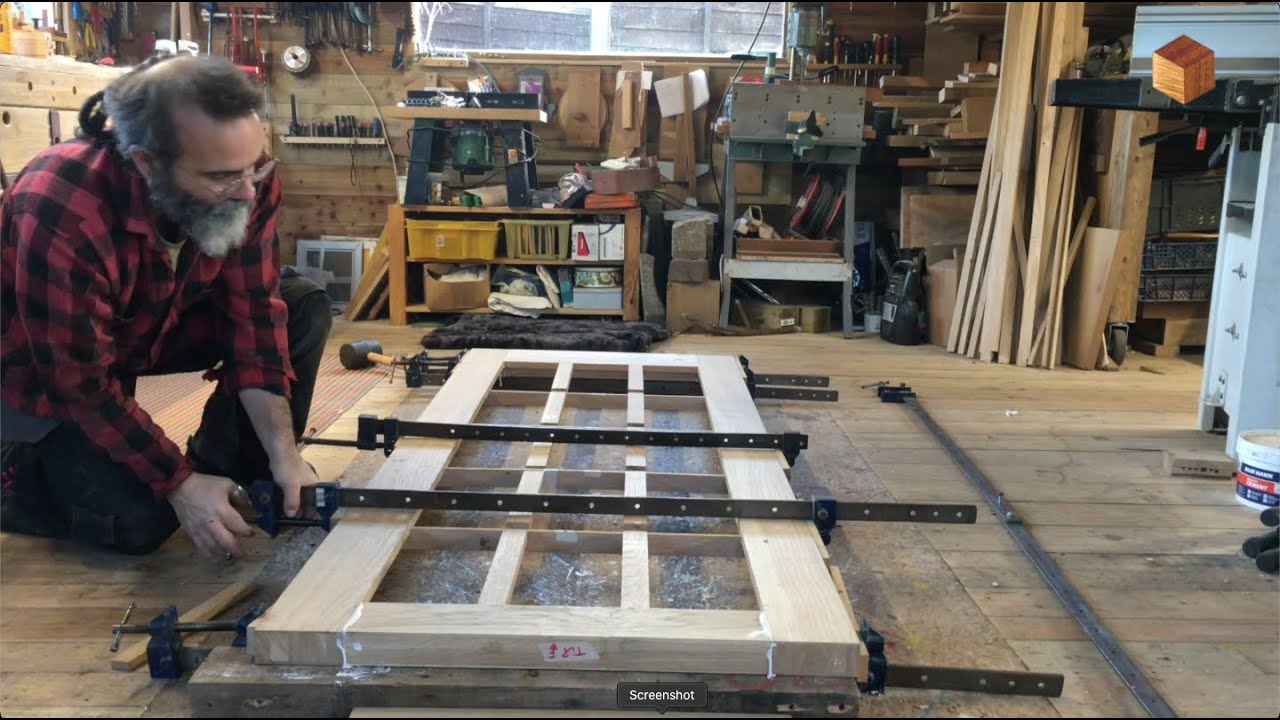 Oak door - Stave core - Diego Bernasconi - YouTube