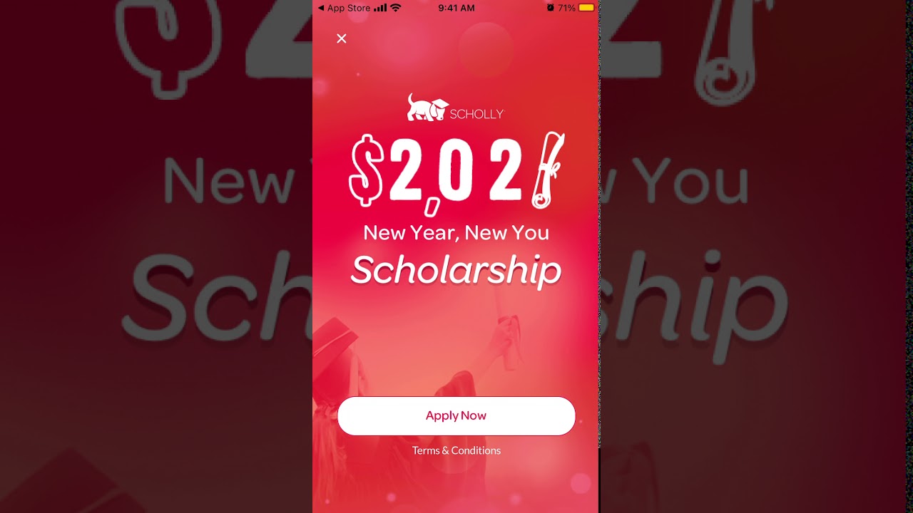 Scholly app how to create an account? - YouTube