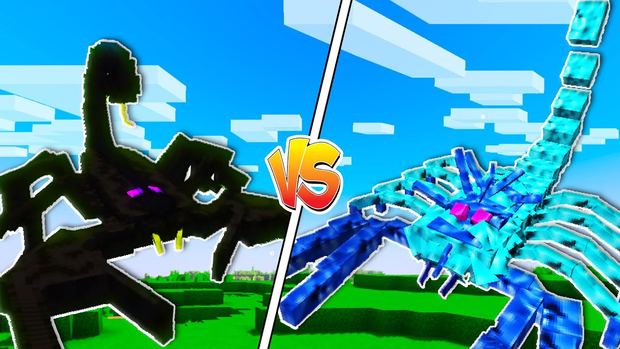 EMPEROR SCORPION VS ARCTIC SCORPION | MOB Minecraft BATTLE TEAM ...