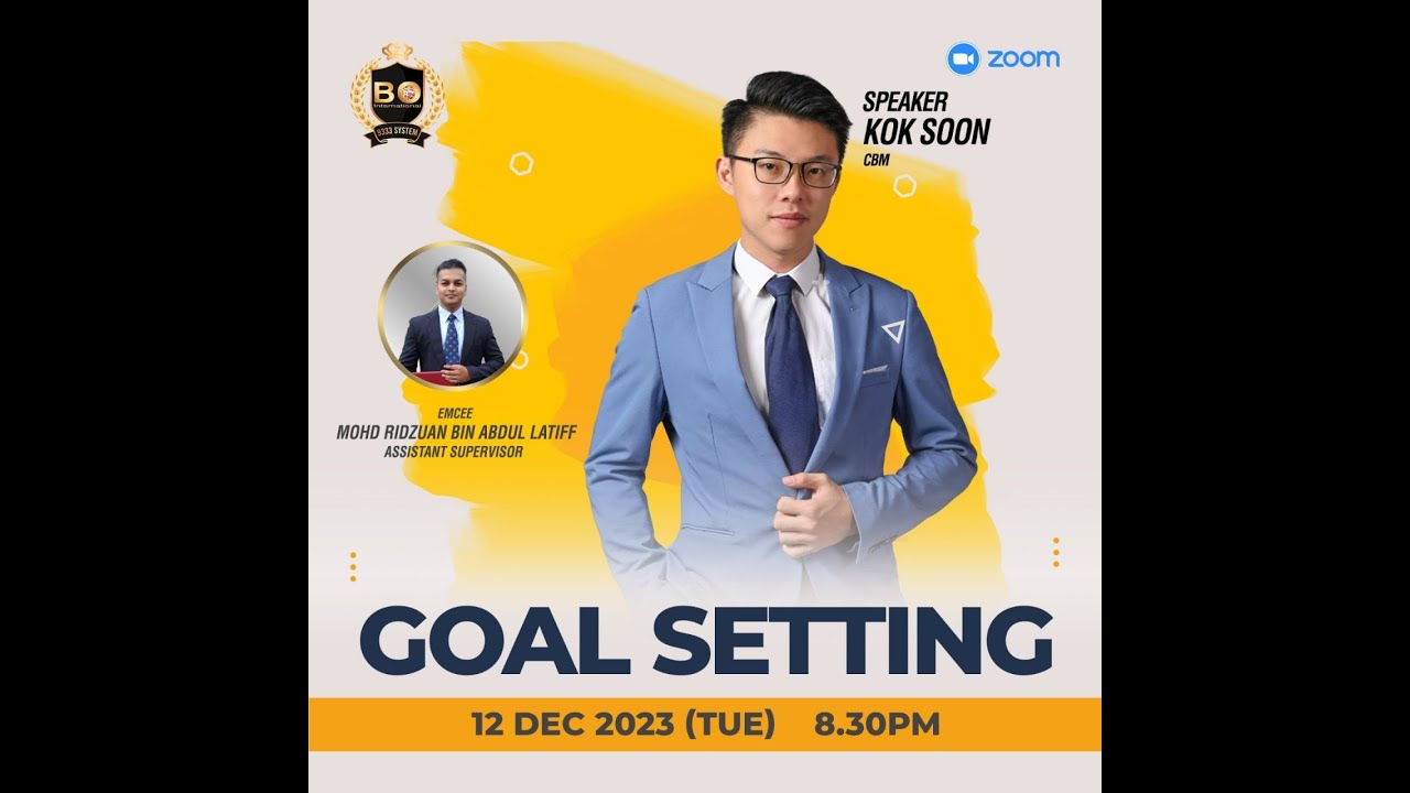 Goal Setting - CBM Kok Soon - YouTube