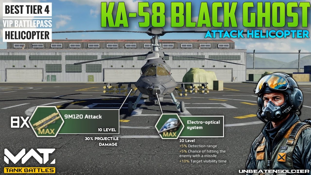 Modern Warships : KA-58 Black Ghost ( VIP BP ) Attack Helicopter ...