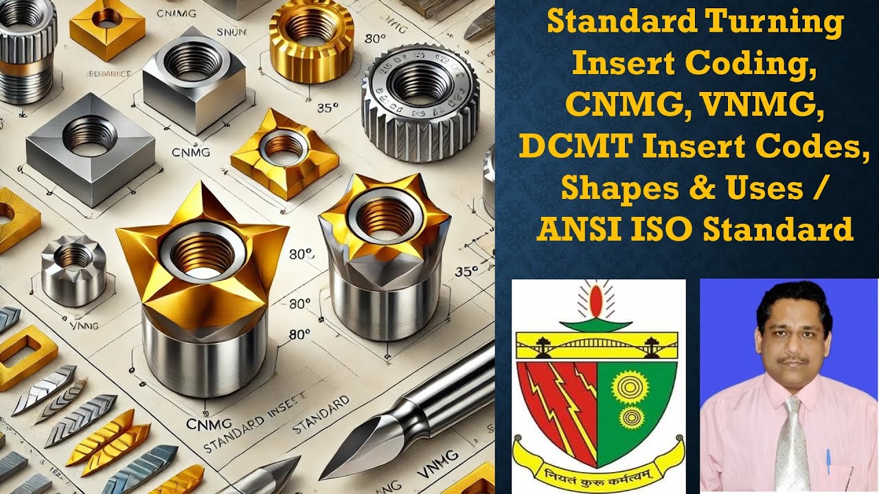 Standard Turning Insert Coding, CNMG, VNMG, DCMT Insert Codes, Shapes ...