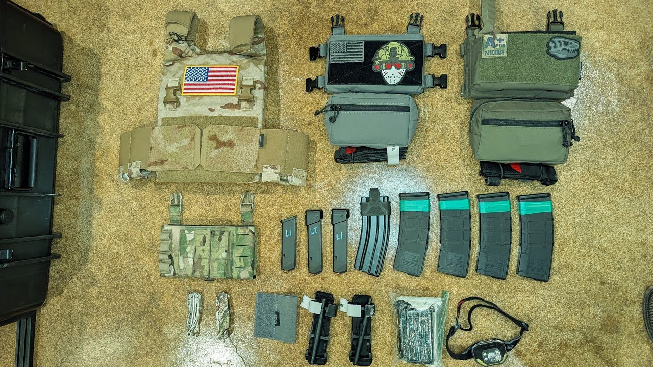 Building out Plate Carrier Loadout Slick & Full - YouTube