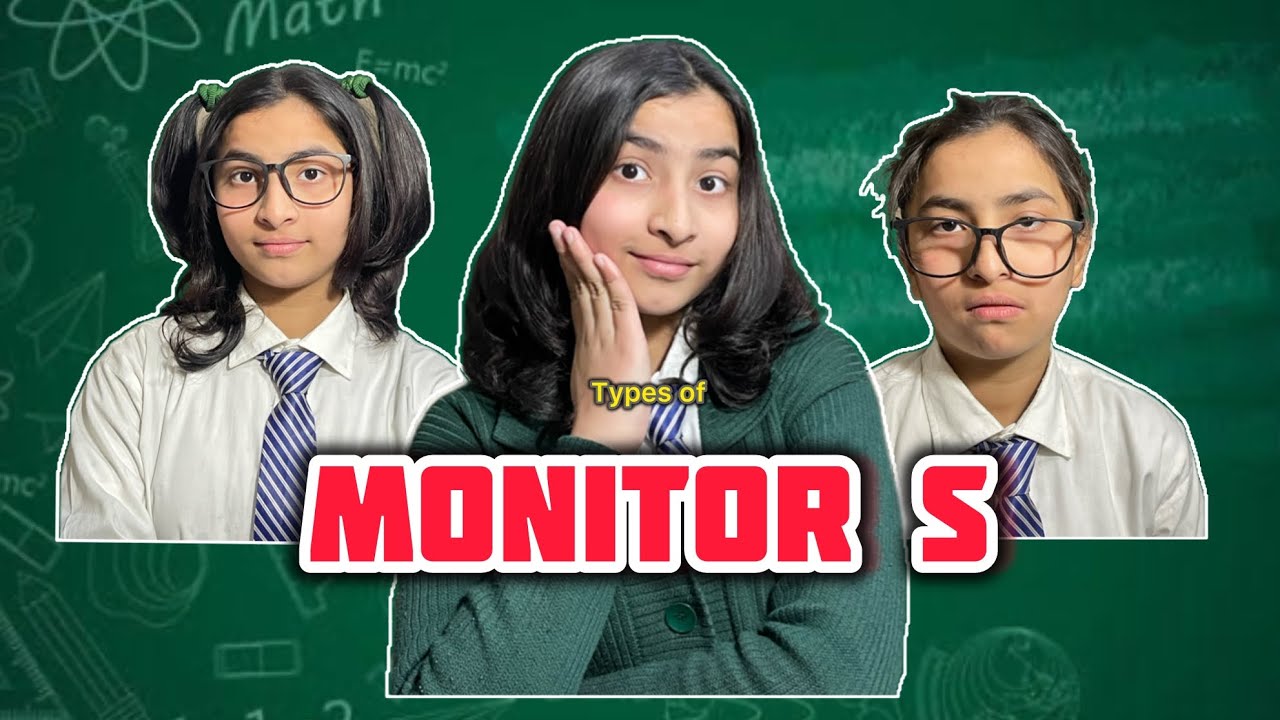 Types of monitors 😂| class monitors - YouTube