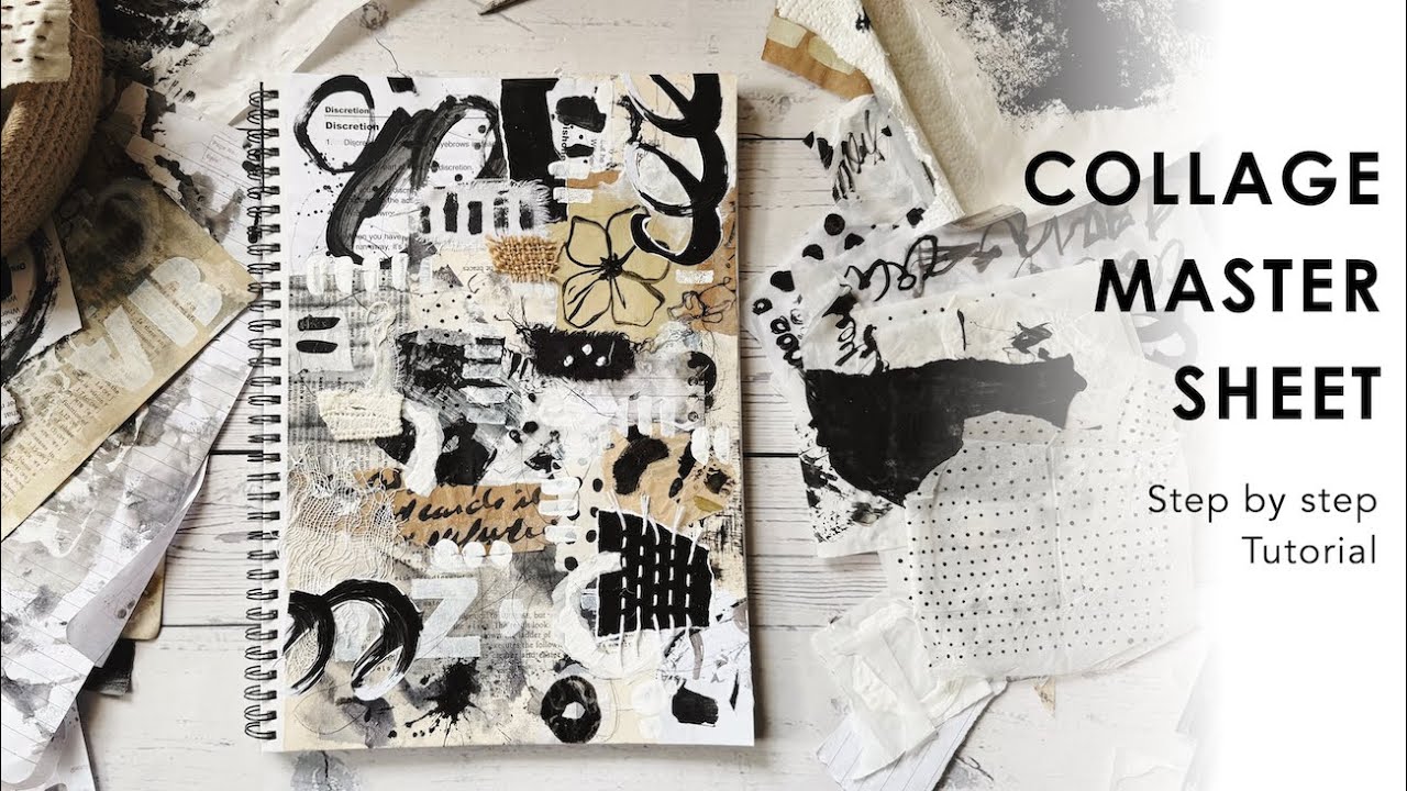 Collage Master Sheet Tutorial | Play & Create A Mixed‑Media Foundation ...