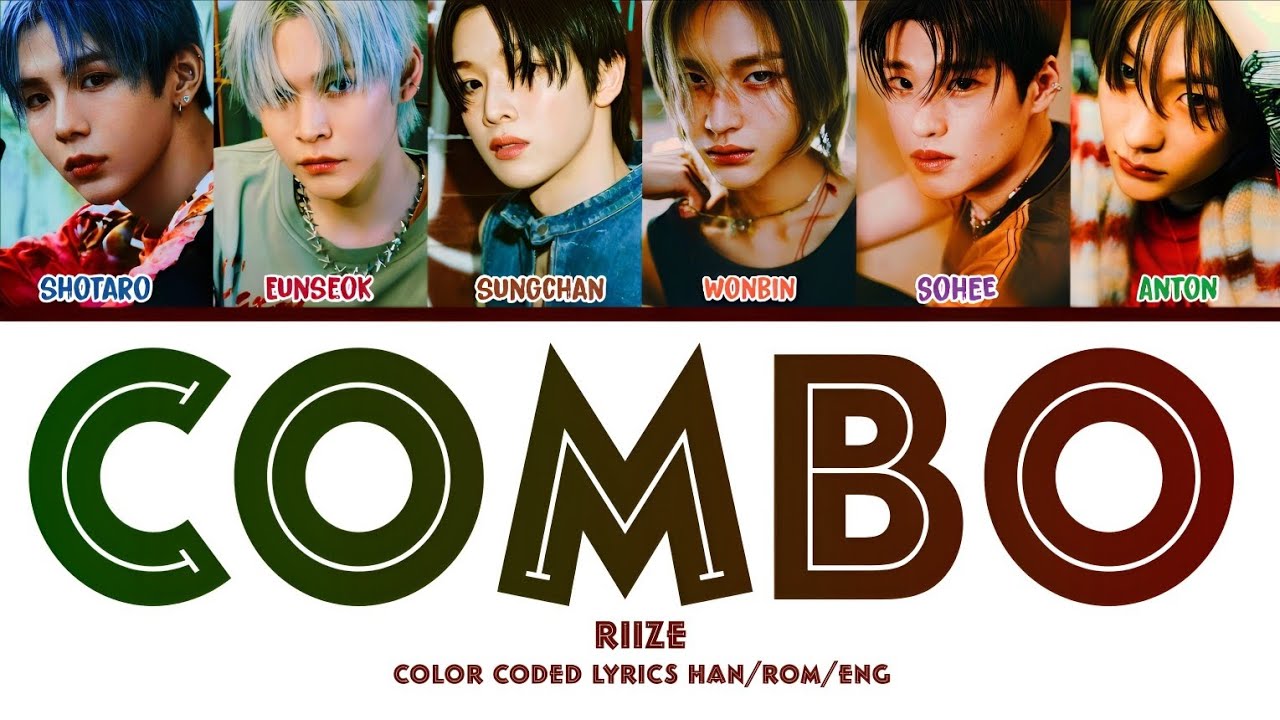 RIIZE (라이즈) - 'COMBO' COLOR CODED LYRICS (HAN/ROM/ENG) - YouTube