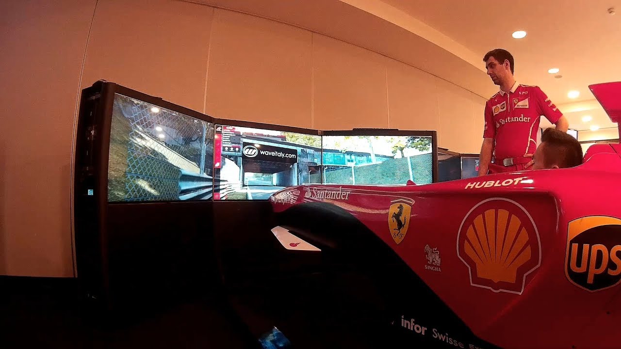 Italy Automotive Trip - Ferrari F1 Simulator - YouTube