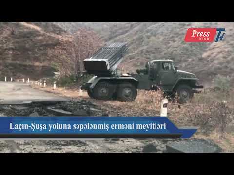 LAÇIN-ŞUŞA yoluna səpələnmiş meyitlər-RÖYTER müxbirlərinin çəkilişləri