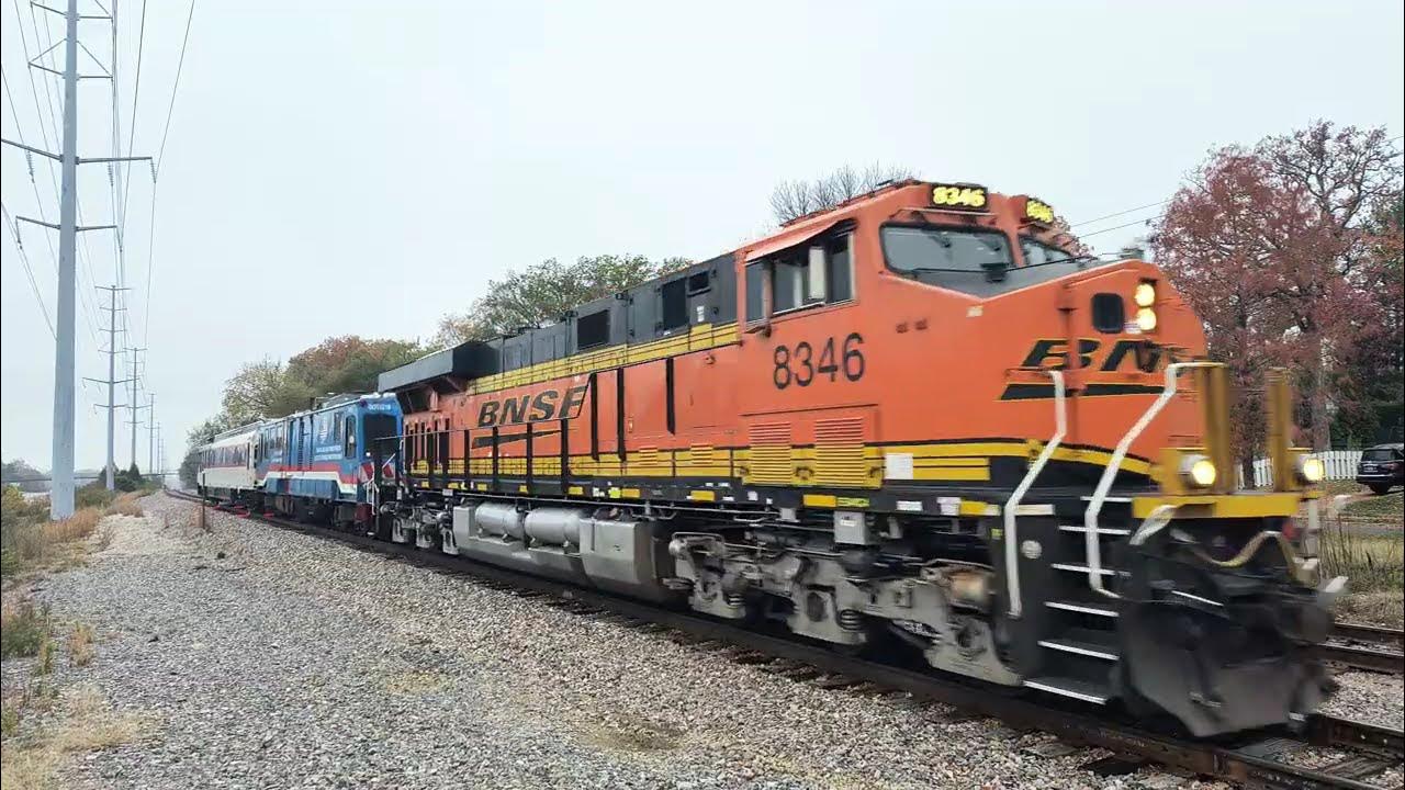 BNSF Meet, Webster Groves, Missouri. 13 November 2024. (FRA Inspection Train and Local) - YouTube