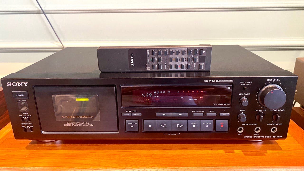 SONY TC-RX77 ĐẸP KENG KHIỂN ZIN AUTO REVERSE (0916.95.05.95) - YouTube