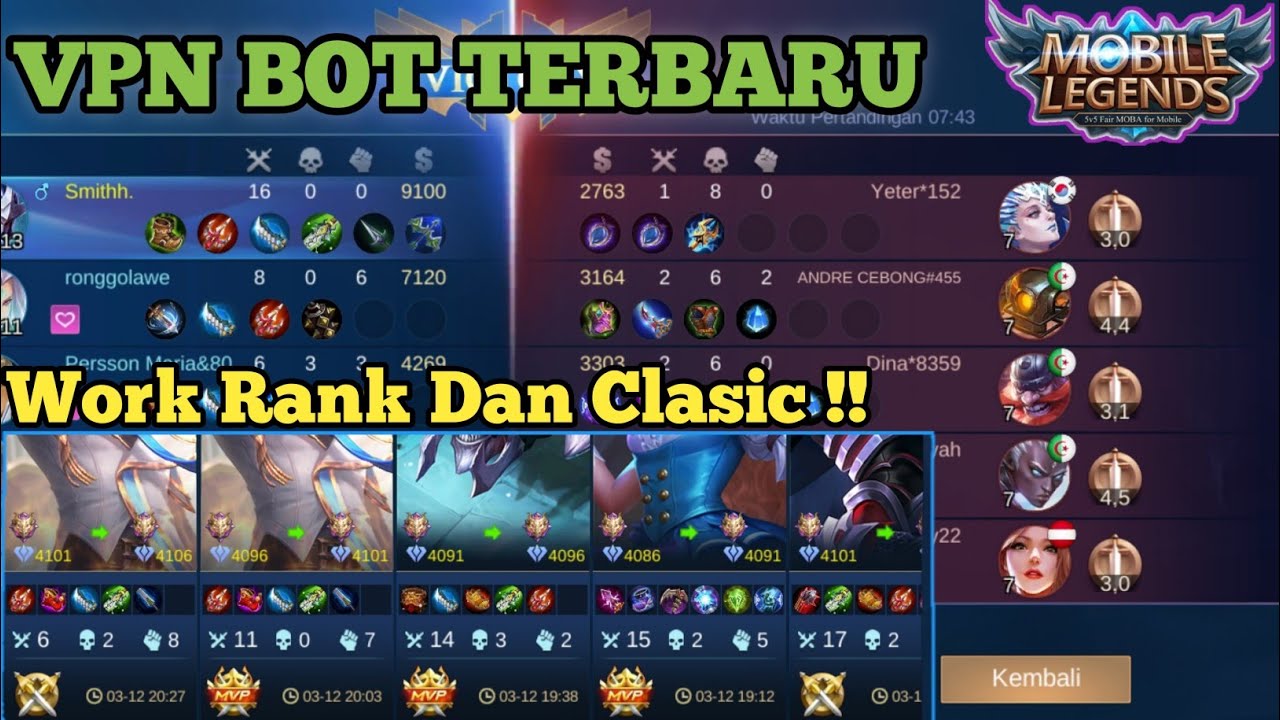 VPN BOT TERBARU 2020 | Musuh Lebih Gampang !! No ClickBait - YouTube