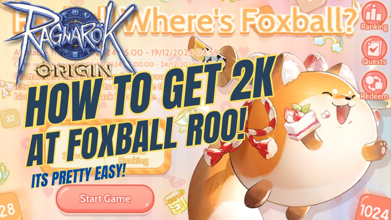 Ragnarok Origin Global - How to Get 1024 or More at Foxball! - YouTube