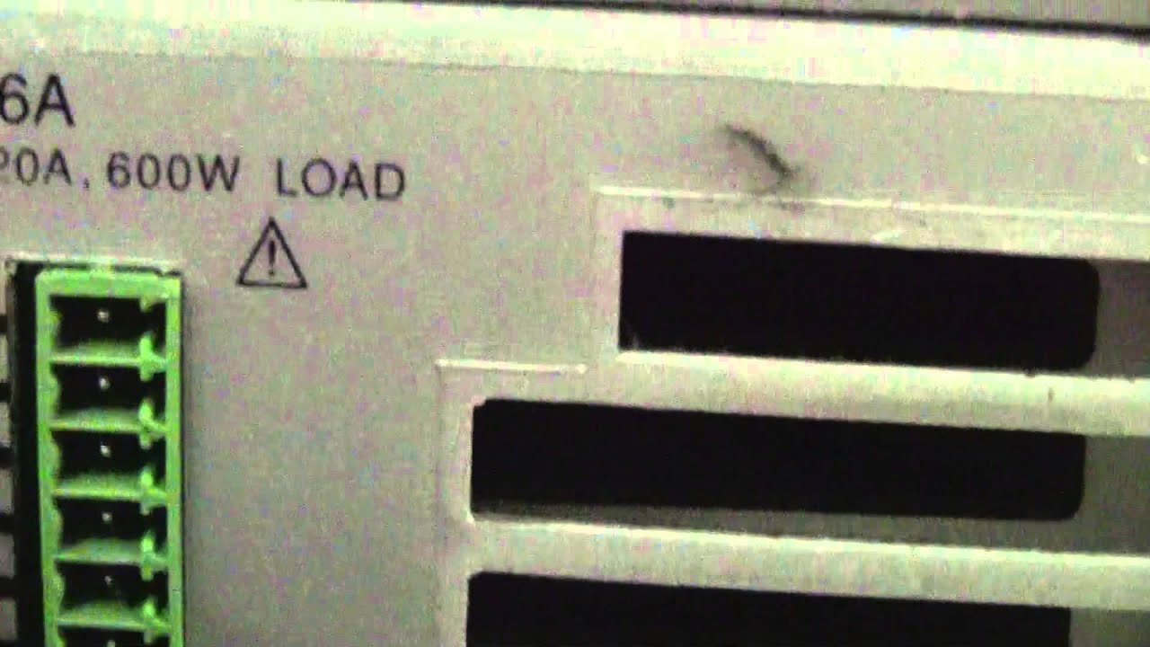 Agilent DC Electronic Load Mainframe Model N3300A - YouTube