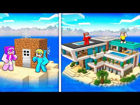 NOOB vs PRO Island House Competition!