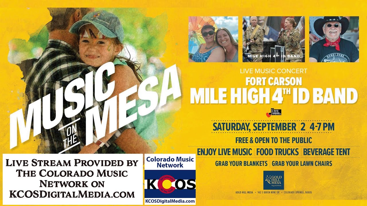 Fort Carson Mile High 4th ID Band - Music On the Mesa - Sep 2 2023 ...