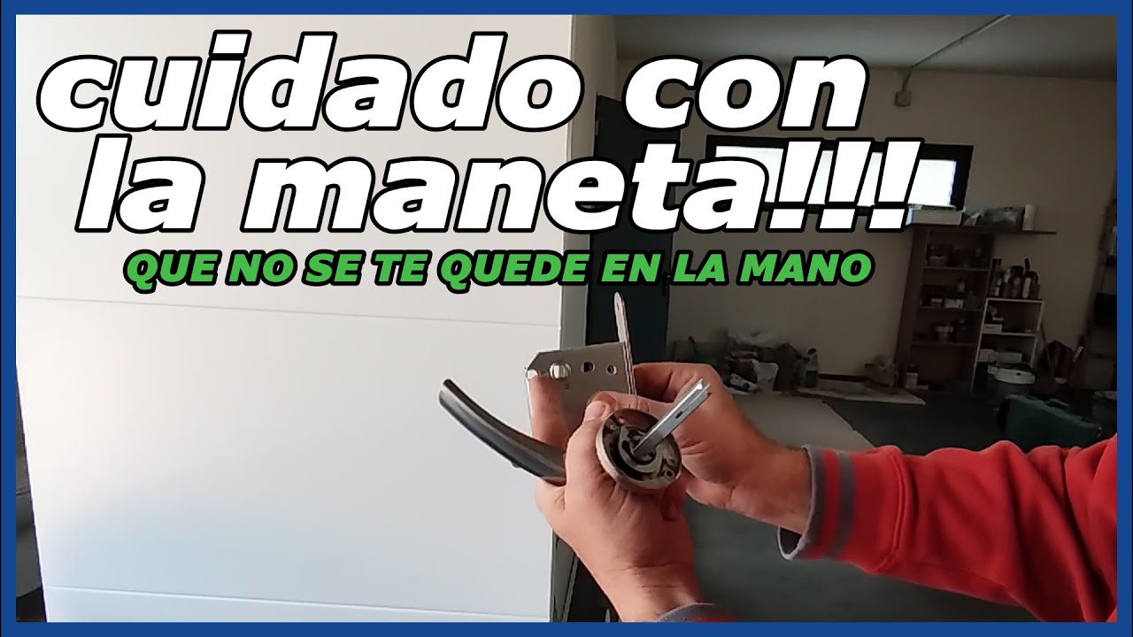 colocación de maneta puerta. consejos!! (2023) - YouTube