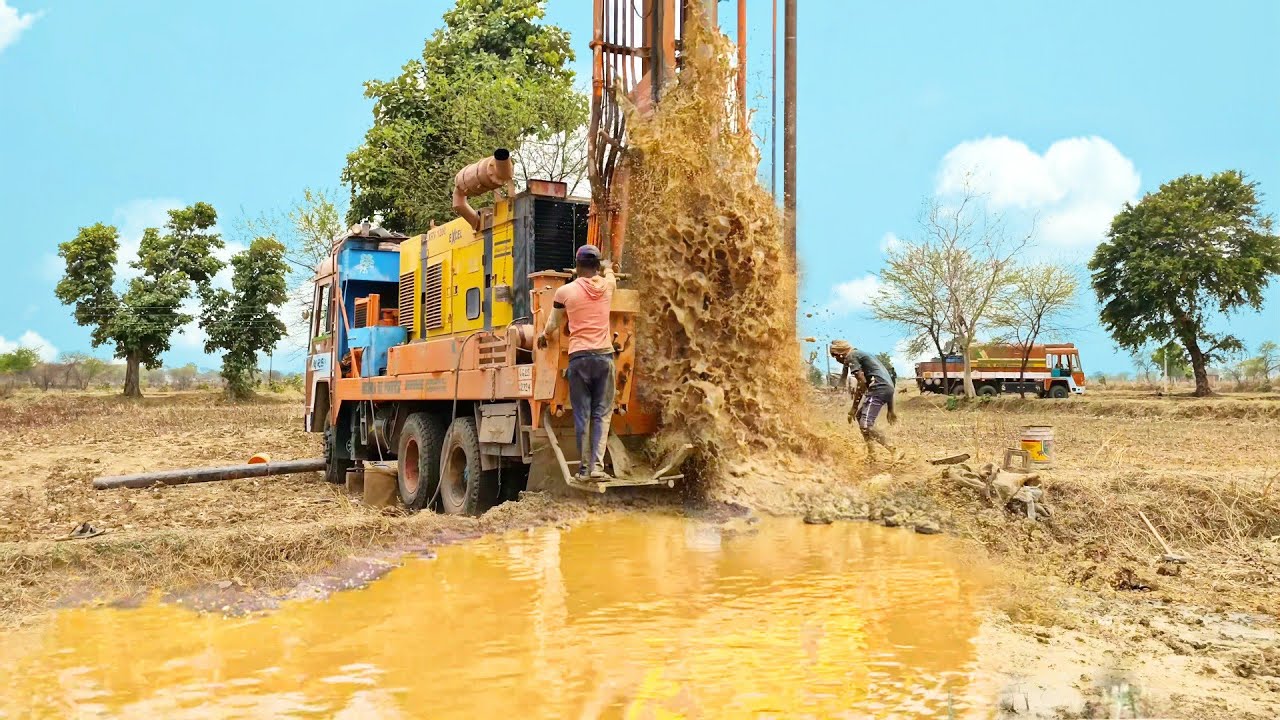 Borewell Drilling - 10 Hp water journey 170 Feet Deep Boring | Borewell ...