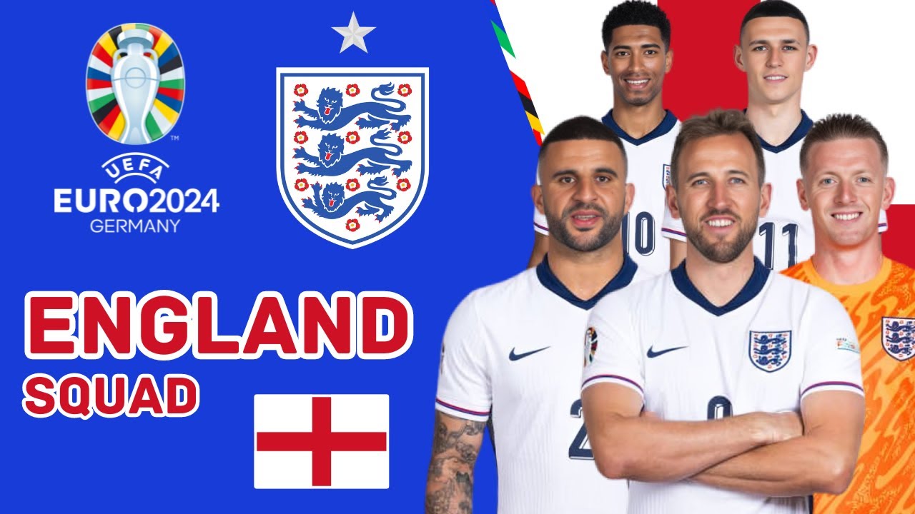 ENGLAND Official Squad For UEFA EURO 2024 | England Squad | UEFA Euro ...