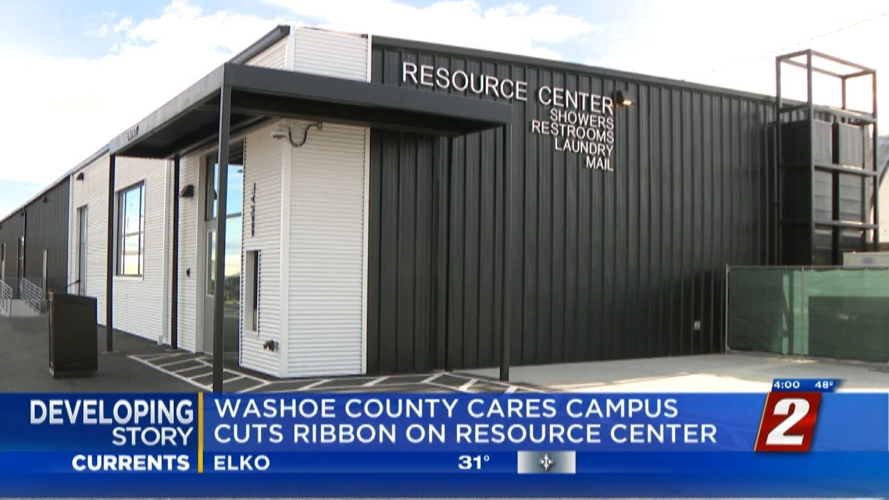 Ribbon Cutting at CARES Campus Resource Center - YouTube