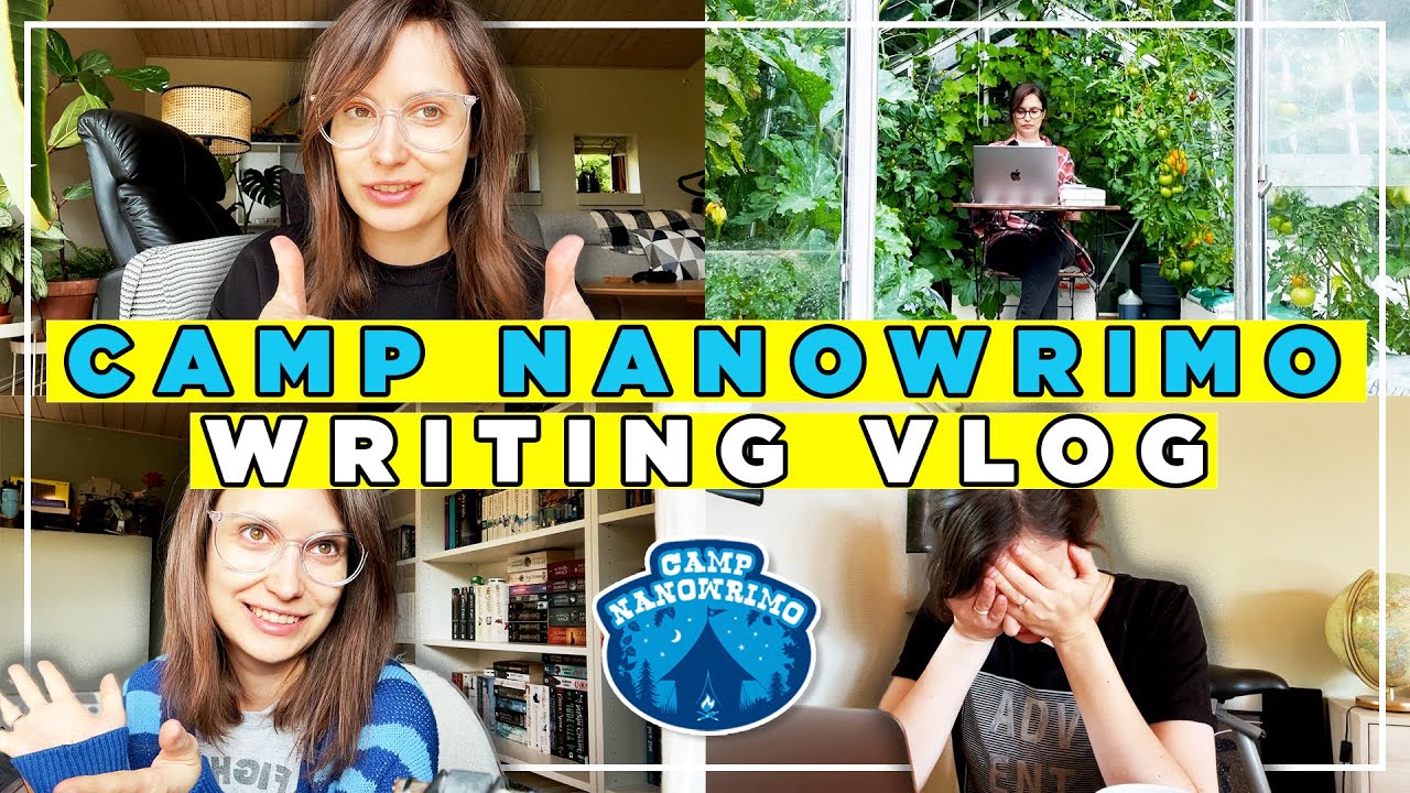 I Doubled My Word Count This Month // camp nanowrimo 2023 writing vlog - YouTube