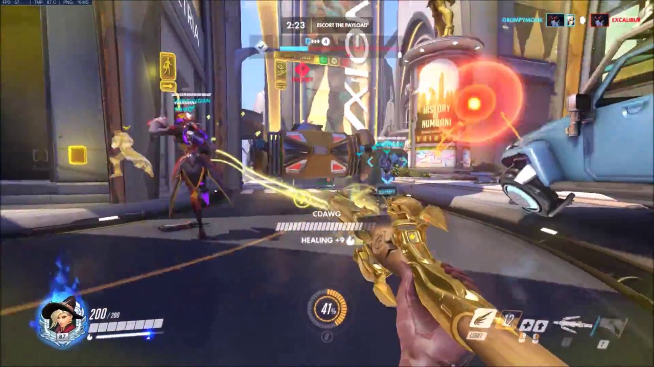 just some gameplay with the new mercy - YouTube