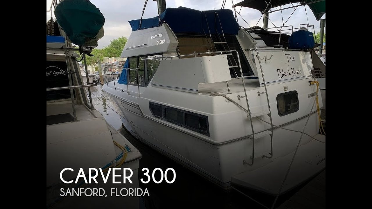 [SOLD] Used 1993 Carver 300 in Sanford, Florida - YouTube