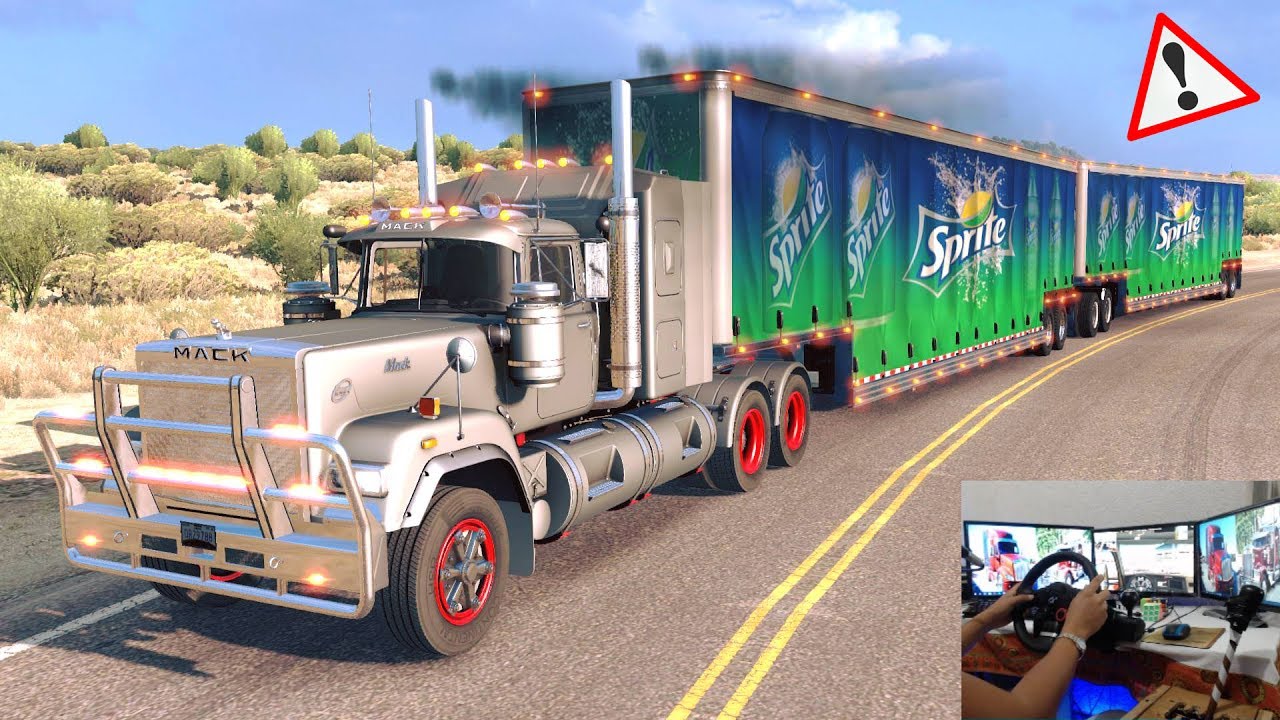 !!!DOBLE REMOLQUE DE SPRITE¡¡¡ (ARTICULADO) | Mack Superliner ...