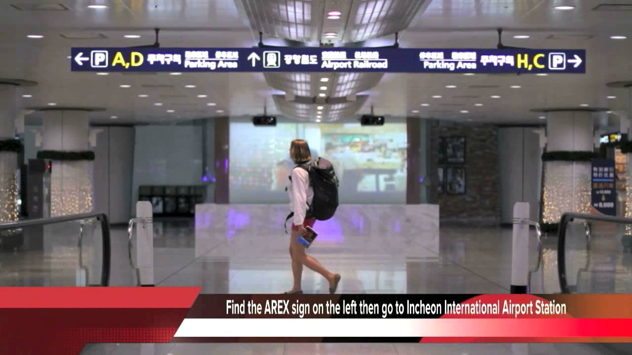 (all stop train) Incheon International Airport Station Guide - YouTube
