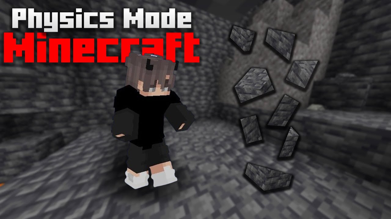 I TRIED realistic PHYSICS Mod in MINECRAFT - YouTube
