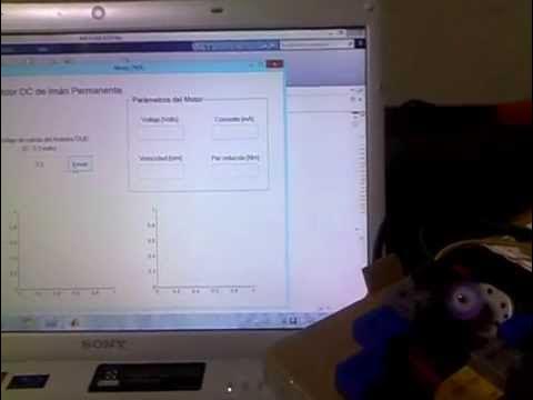 ARDUINO DUE + MatLab control motor DC - YouTube