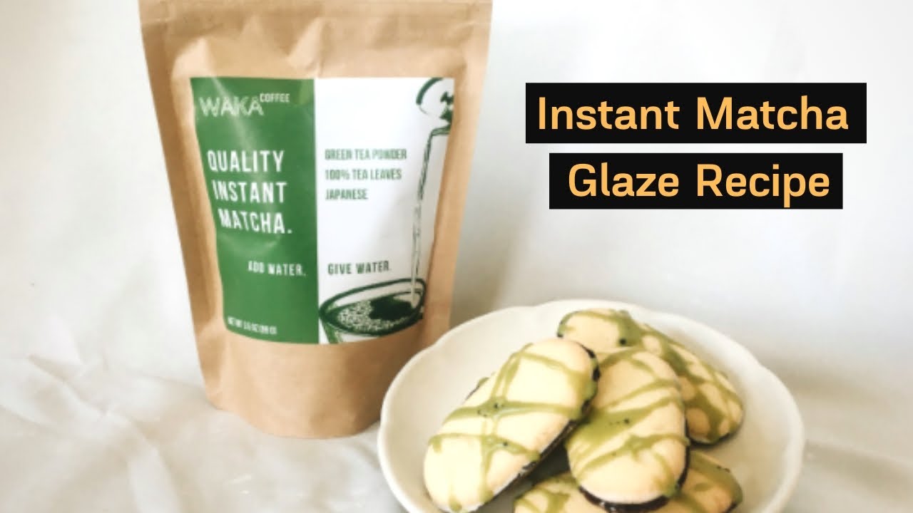 Instant Matcha Glaze Recipe - YouTube