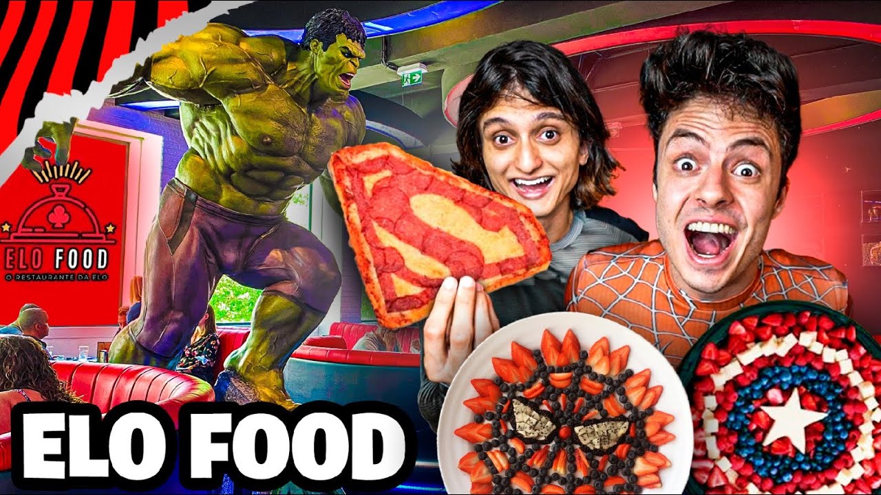 ELO FOOD DOS SUPER HERÓIS! - YouTube
