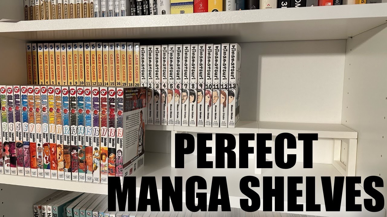 CLEAN Manga Display | Double Shelf Space - YouTube