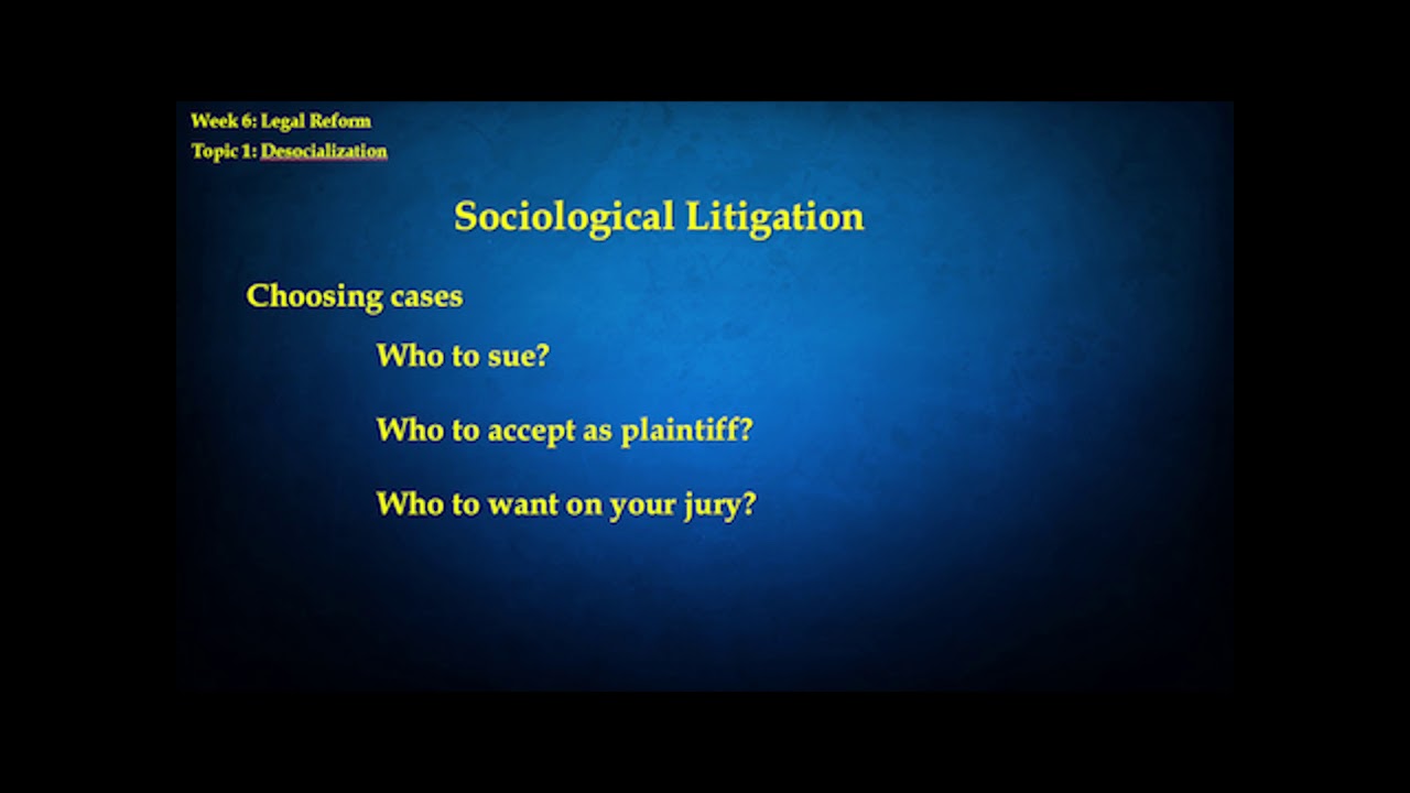 Lecture 21 Desocialization - YouTube