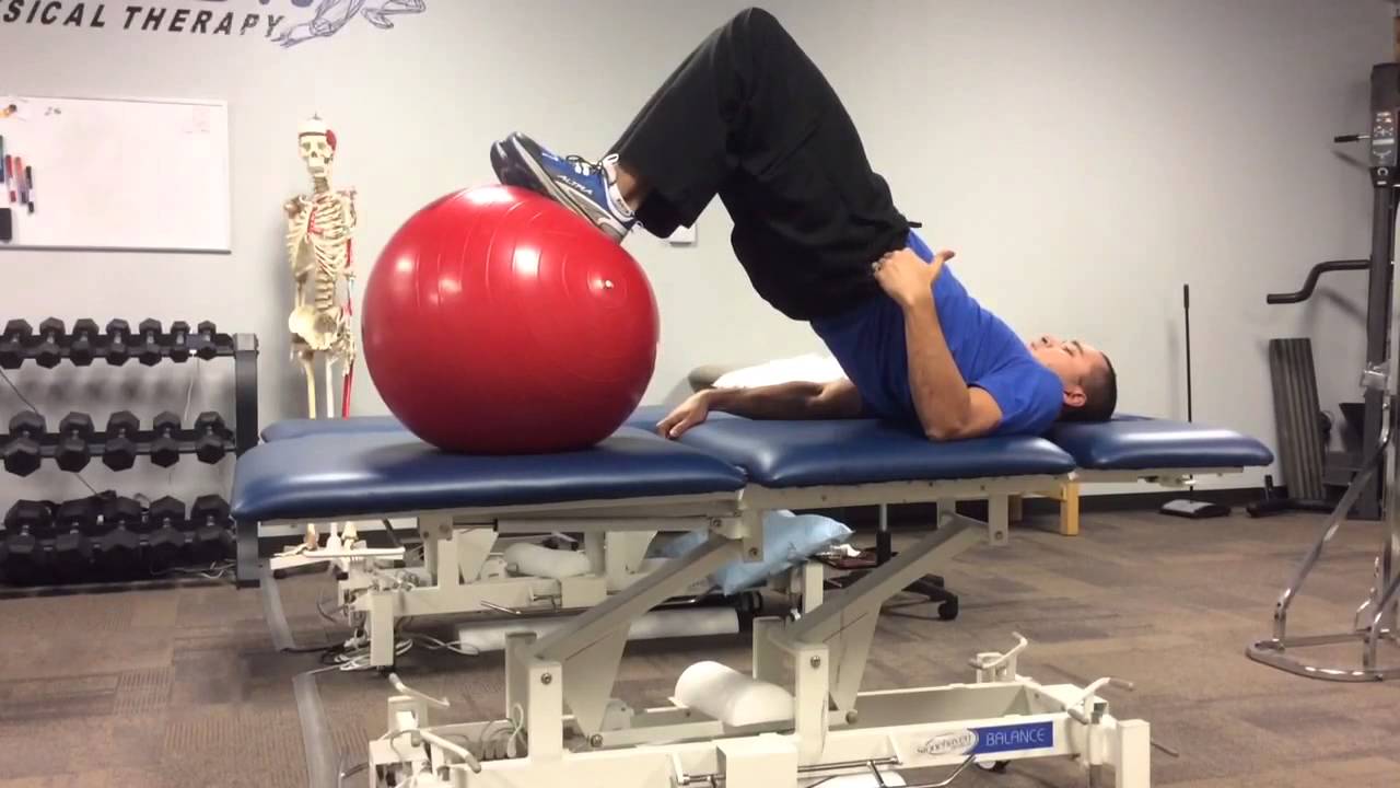 Hamstring Bridge - YouTube